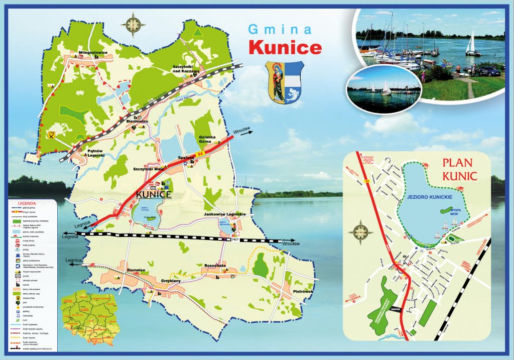 Mapa Gminy – Gmina Kunice